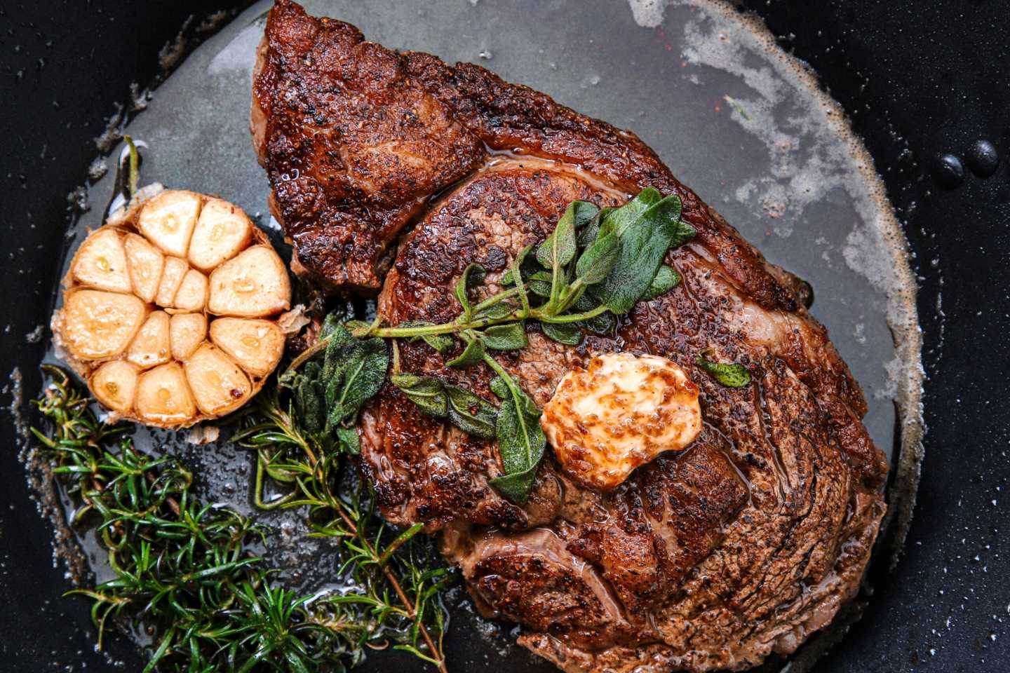 Seared U.S. Ribeye Steak – DelicioUS!