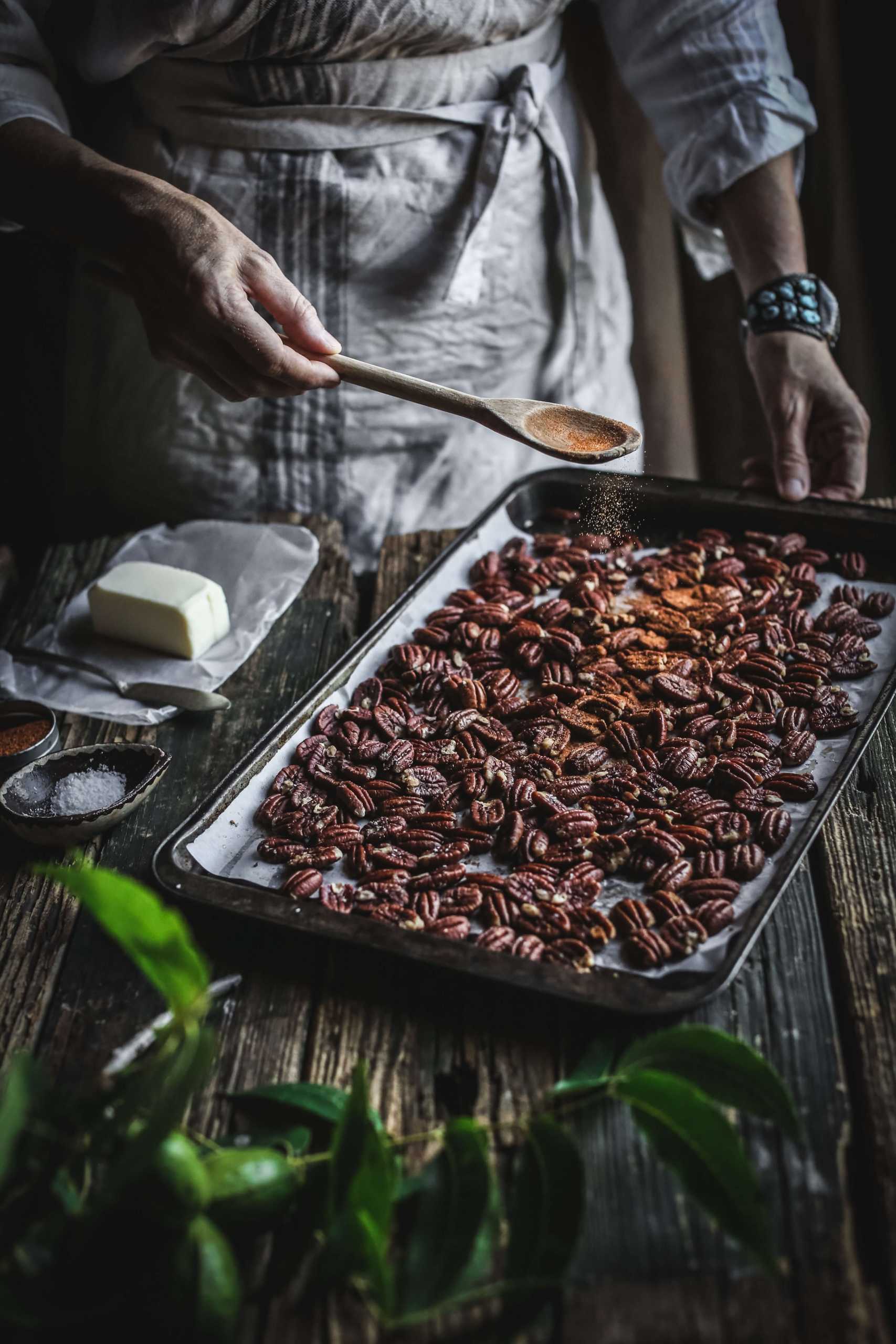 Spicy Cajun Roasted Butter Texas Pecans – DelicioUS!
